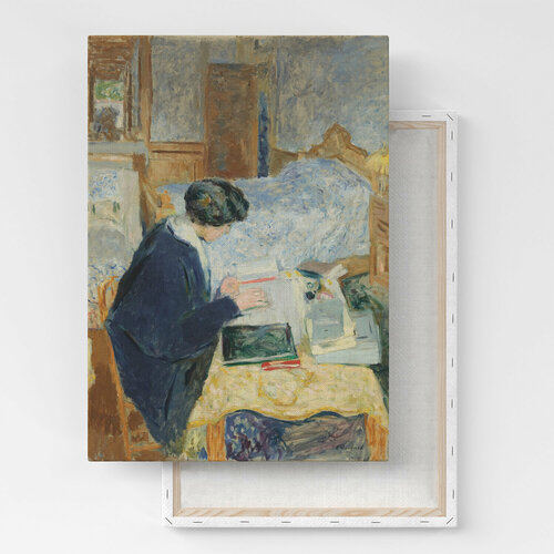 Картина на холсте, репродукция / Lucy Hessel Reading / Эдуар Вюйар / Размер 30 x 40 см