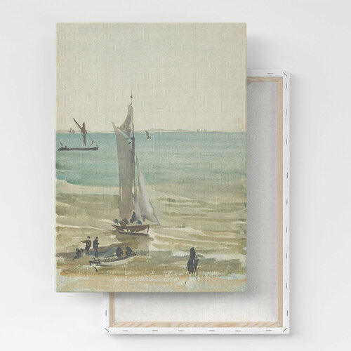 Картина на холсте, репродукция / Southend The Pleasure Yacht / Джеймс Уистлер / Размер 30 x 40 см