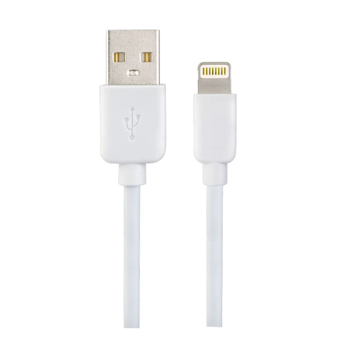 Кабель PERFEO для iPhone, USB - 8 PIN (Lightning), белый, длина 1 м, бокс (I4604)