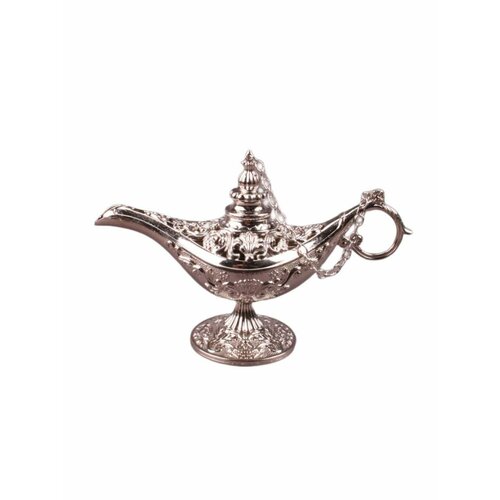 Декоративная волшебная лампа Алладина, серебро