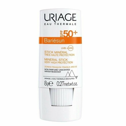 Uriage Bariesun Невидимый стик для чувствительных зон SPF 50+ 8г