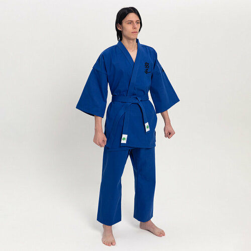 Кимоно  для кудо Leomik с поясом, размер 180, синий