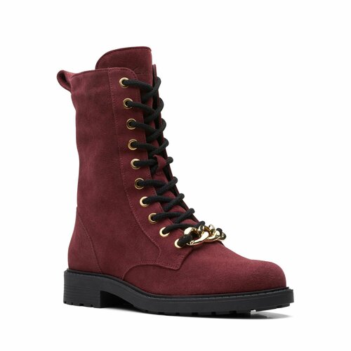 Ботинки Clarks, размер 36 EU, бордовый