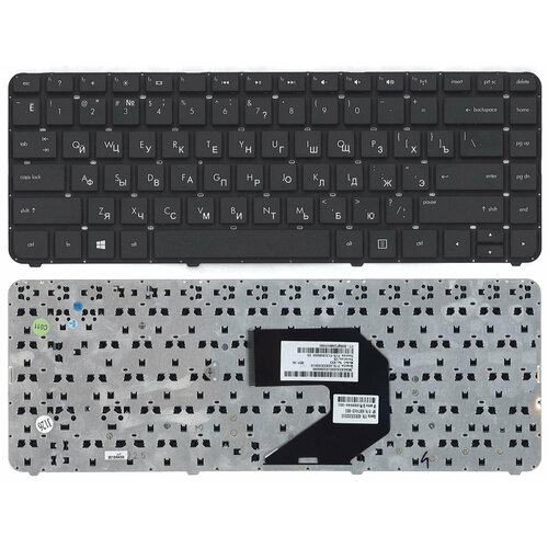 Клавиатура для ноутбука HP AER33702110 черная без рамки