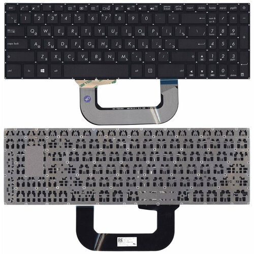 Клавиатура для Asus X705UA A705UQ черная с подсветкой p/n: 0KN1-2R2US12