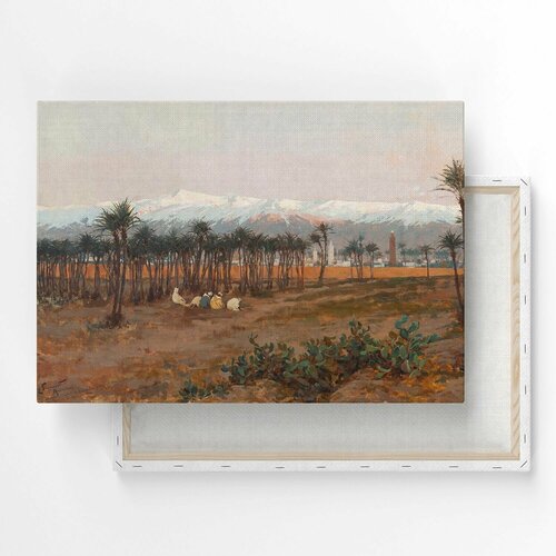 Картина на холсте, репродукция / Энрике Симоне - Marrakesh / Размер 30 x 40 см