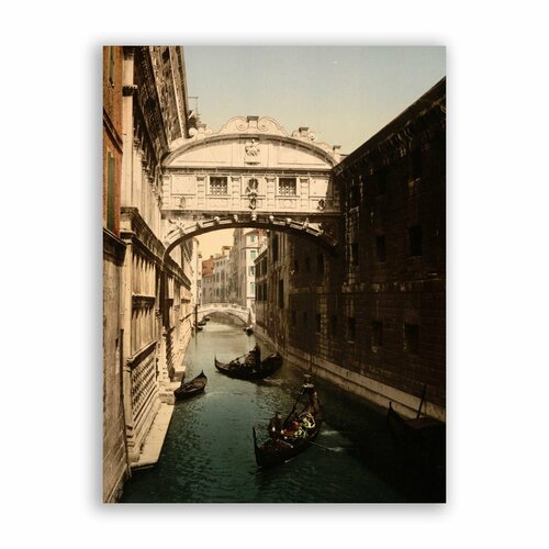 Постер, плакат на бумаге / The Bridge of Sighs, Venice, Italy / Размер 60 x 80 см