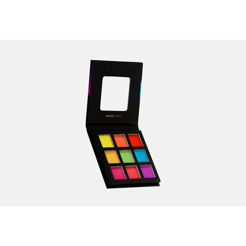 Палетка теней MAGIC STUDIO, 9 Color Neon Formula Eyeshadow 0.055мл