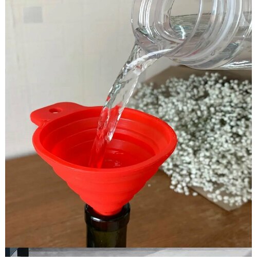 Складная Воронка-лейка кухонная силиконовая