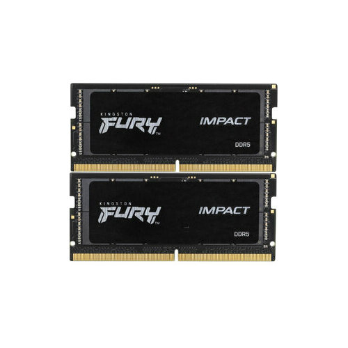 Оперативная память Kingston Память оперативная/ Kingston 64GB 5600MT/s DDR5 CL40 SODIMM (Kit of 2) FURY Impact PnP