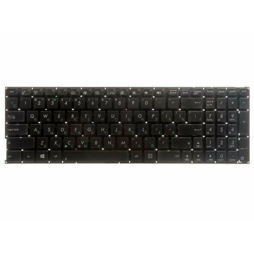 Клавиатура ZeepDeep для ноутбука Asus X756, X756U, X756UB, X756UJ, X756UQ, X756UV, X756U, X756, P756, X556, X556U, черная без рамки гор. Enter