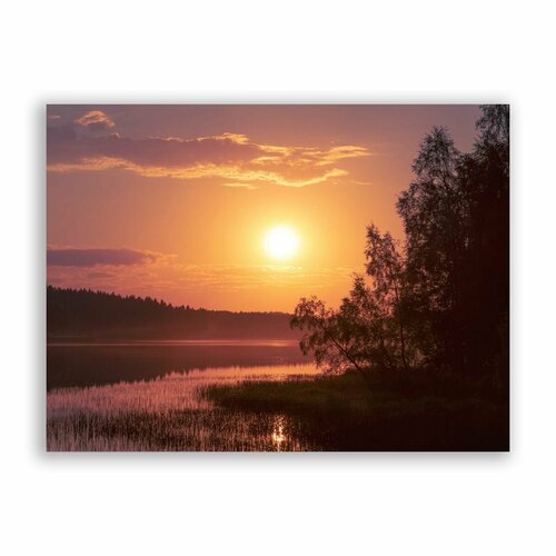 Постер, плакат на бумаге / Природа России - Пейзаж / Размер 40 x 53 см