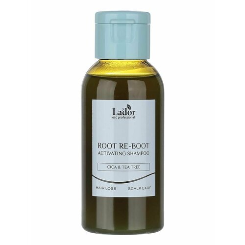 Активирующий шампунь для жирной кожи головы Lador Root Re-Boot Activating Shampoo Cica & Tea Tree 50 мл