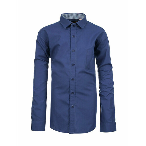 Школьная рубашка Imperator, размер 122-128, синий