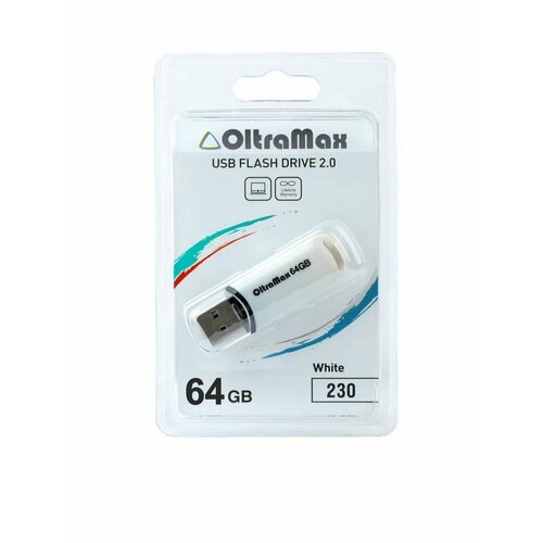 USB флеш накопитель OM-64GB-230-белый