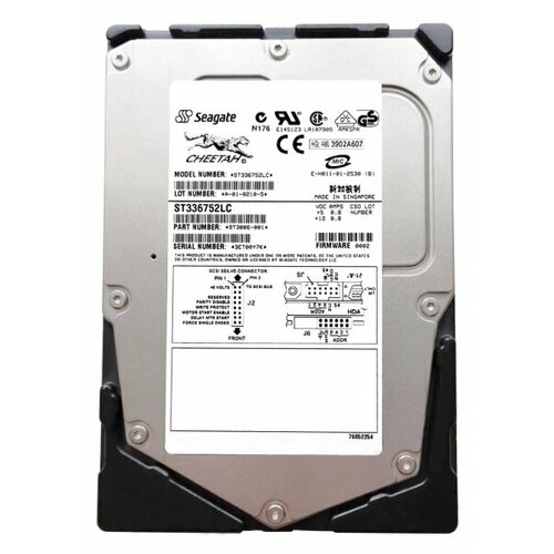 Жесткий диск Seagate ST336752LC 36,7Gb U160SCSI 3.5" HDD