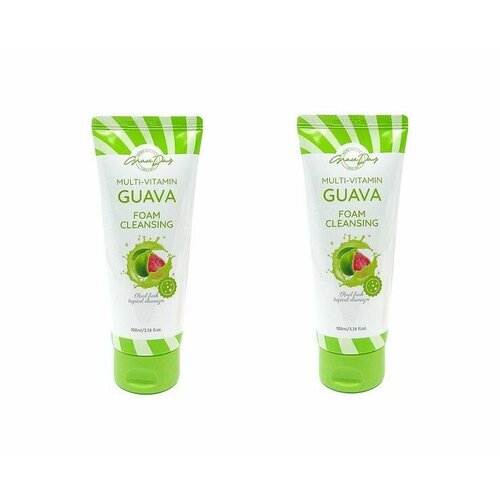 Grace Day Пенка для умывания с экстрактом гуавы multi-vitamin guava foam cleanser, 100 мл, 2 шт