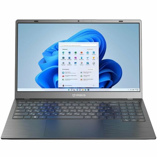 Ноутбук Irbis 15NBC1013 Intel Celeron N4020 1100MHz/15.6"/1920x1080/8GB/128GB eMMC/Intel UHD Graphics 600/Wi-Fi/Bluetooth/Windows 11 Pro (15NBC1013) Grey