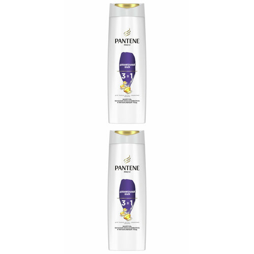 Pantene Pro-V Шампунь для волос женский 3в1, Дополнительный объем, 360мл, 2 упаковки