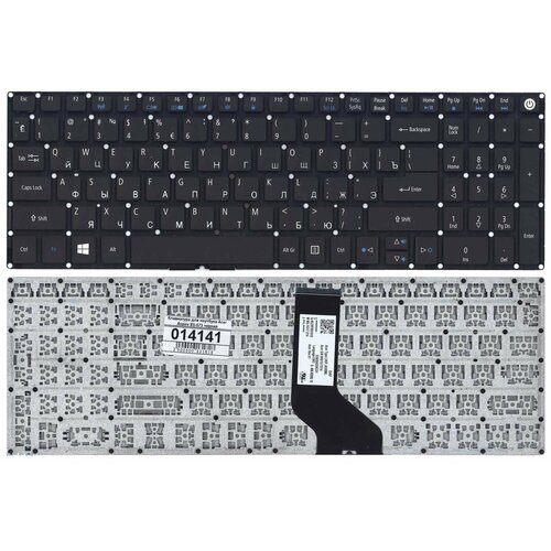 Клавиатура для Acer Aspire V3-575T черная без рамки