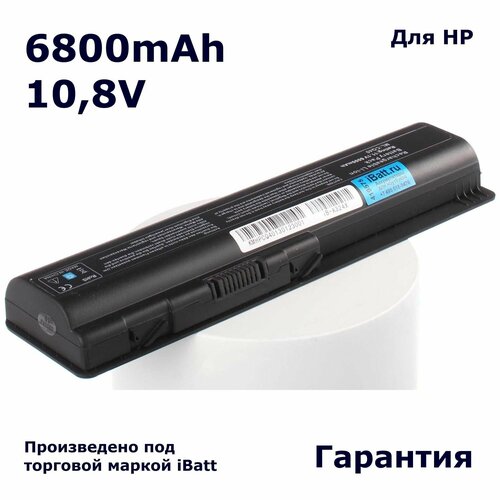 Аккумулятор iBatt 6800mAh, для HP- Presario CQ61-318ER CQ61-321ER CQ61-317ER CQ61-425ER Pavilion dv5-1120er dv5-1199er