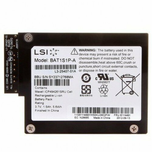 Батарея IBM (BBU) (LSI Logic) RAID Smart [44E8826]