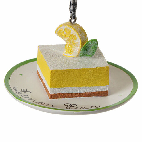 Kurts Adler Елочная игрушка Сладости Фламандских Пекарен: Dessert al Limone 5 см, подвеска A2082