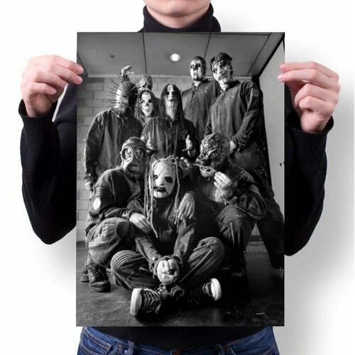 Плакат Slipknot, Слипнот №3, А2 (60-42 см)