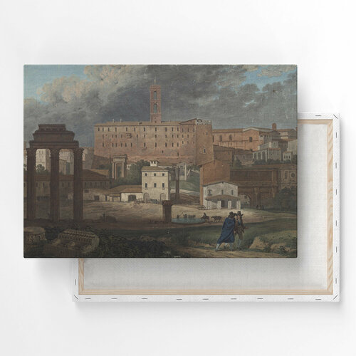 Картина на холсте, репродукция / Карл Фридрих Шинкель - View of the Capitoline Hill / Размер 30 x 40 см