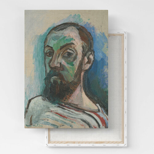 Картина на холсте, репродукция / Henri Matisse - Autoportrait, 1906 / Анри Матисс / Размер 40 x 53 см