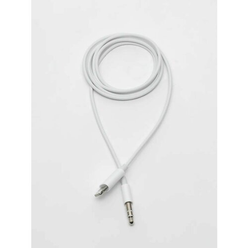 Аудиокабель 8 pin Lightning to 3.5 mm AUX Audio Adapter Cable MH025 / JH-025 Переходник для Apple iPhone / iPad / iPod 1 метр Белый Коробка