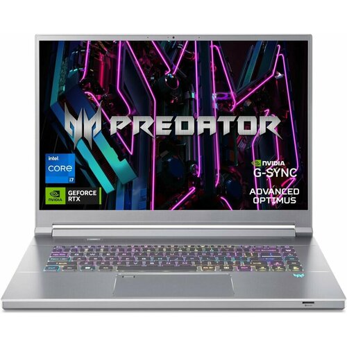 Ноутбук Acer Predator Triton 16 16" 2560x1600 240Hz IPS (Intel Core i7-13700H, 16GB LPDDR5, 1TB SSD, NVIDIA GeForce RTX 4070, Windows 11 Home) PT16-51-76XZ