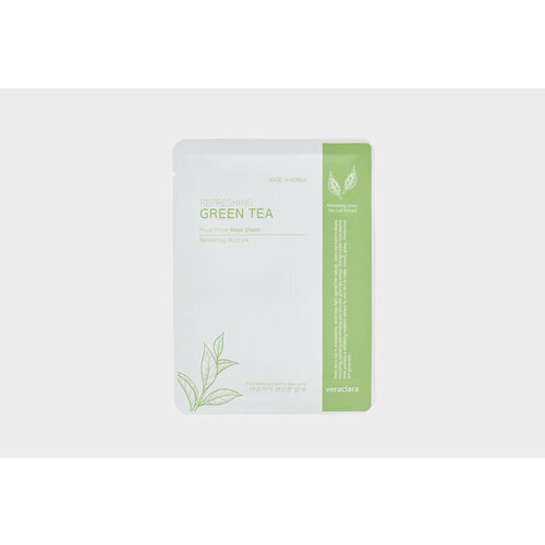 Маска на тканевой основе с зеленым чаем Clara's Choice, Green Tea Mask Sheet