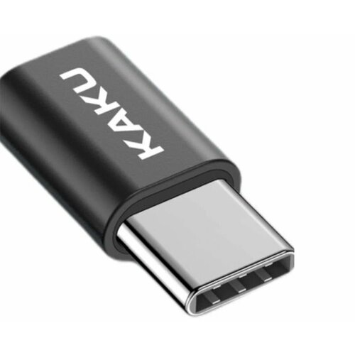 Адаптер, переходник Type C - Micro USB черный/зарядка/передача данных