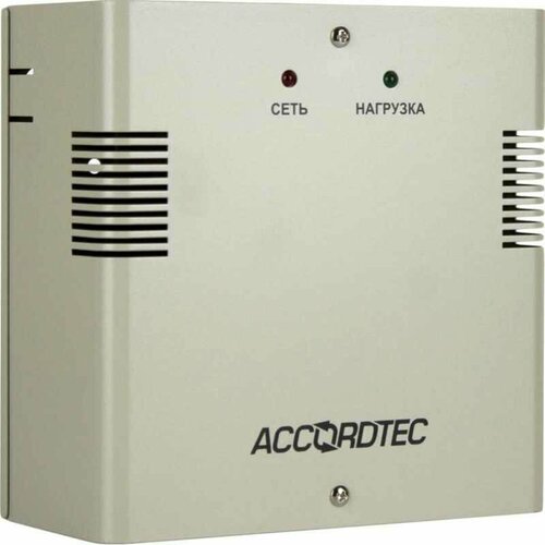 Блок питания бесперебойного AccordTec ББП-20, 12В, 2А, металл