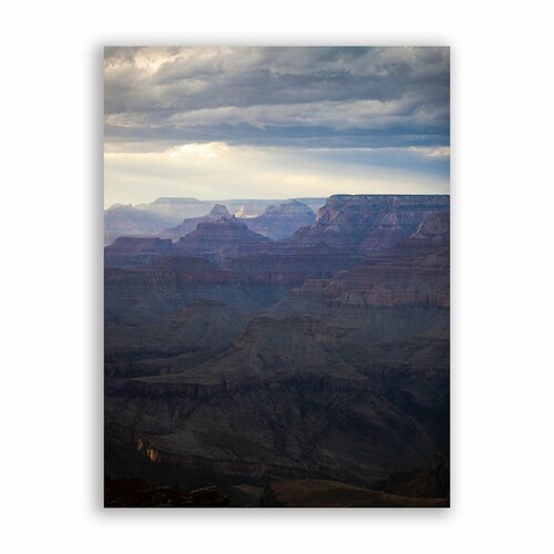 Постер, плакат на бумаге / Природа США - Большой каньон / Размер 40 x 53 см
