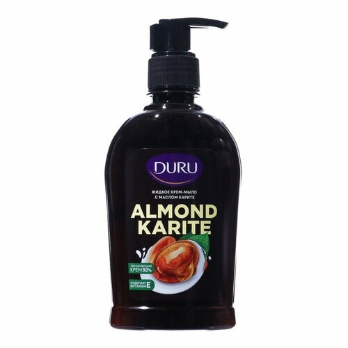 Крем-мыло жидкое DURU Almond Karite с маслом карите, 300 мл (комплект из 6 шт)