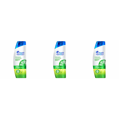 Head&Shoulders Шампунь против перхоти Detox Глубокое очищение "Контроль над жирностью" 300мл. 3 шт./