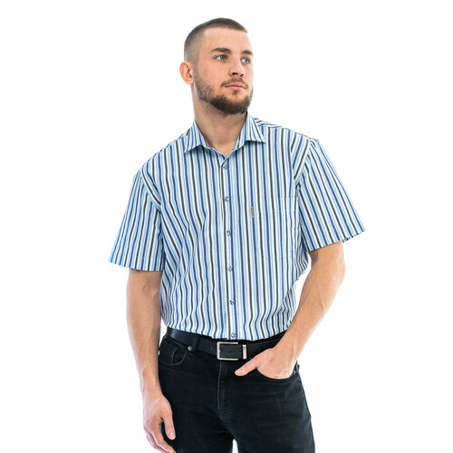 Рубашка Maestro, размер 46/S/39 ворот, голубой