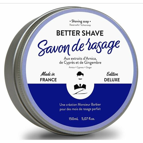 MONSIEUR BARBIER Мыло для бритья BETTER SHAVE 150 мл