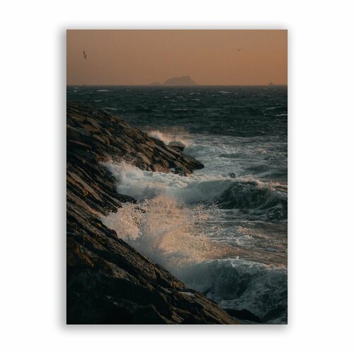 Постер, плакат на бумаге / Природа Турции - Море / Размер 40 x 53 см