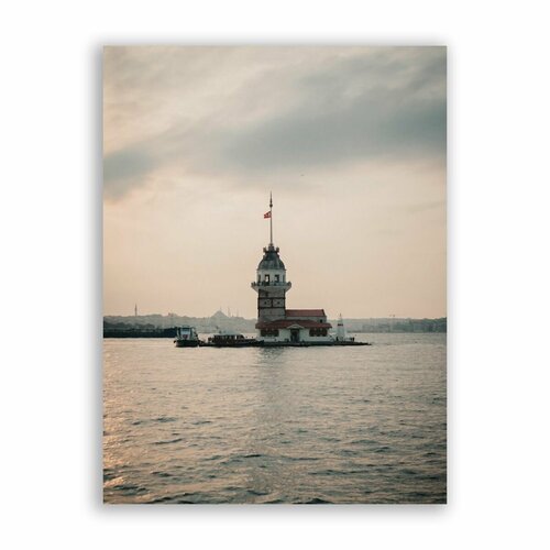 Постер, плакат на бумаге / Стамбул / Размер 40 x 53 см