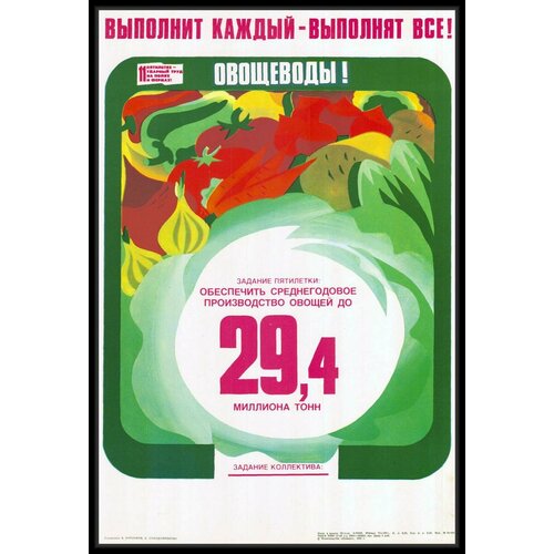 Редкий антиквариат; Плакаты СССР о растениеводстве овощеводстве; Формат А1; Офсетная бумага; Год 1981 г; Высота 50 см.