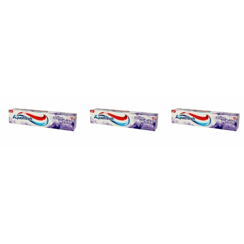 Aquafresh Зубная паста Активное Отбеливание,125 мл - 3 шт