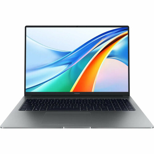 Ноутбук Honor MagicBook X16 Pro 2024, 16" WUXGA (1920x1200) IPS/Intel Core i5-13420H 2.1 ГГц, 8 ядер/16 ГБ LPDDR4X 4266 МГц/512 ГБ SSD/Intel UHD Graphics/Windows 11 Home, серый (5301AHQR)