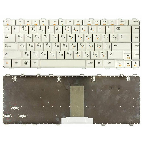 Клавиатура для ноутбука Lenovo IdeaPad Y450 Y450A Y450G Y550 Y550A Y460 Y560 B460 белая