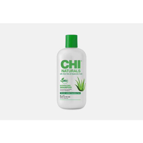 Увлажняющий Шампунь для волос CHI, NATURALS aloe vera & hyaluronic acid 355мл