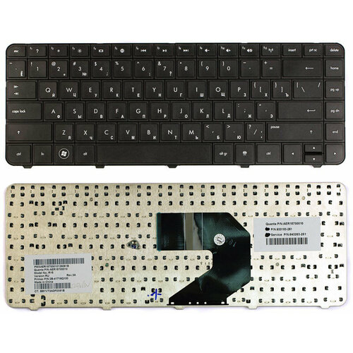 Клавиатура для HP Compaq Presario CQ57 черная