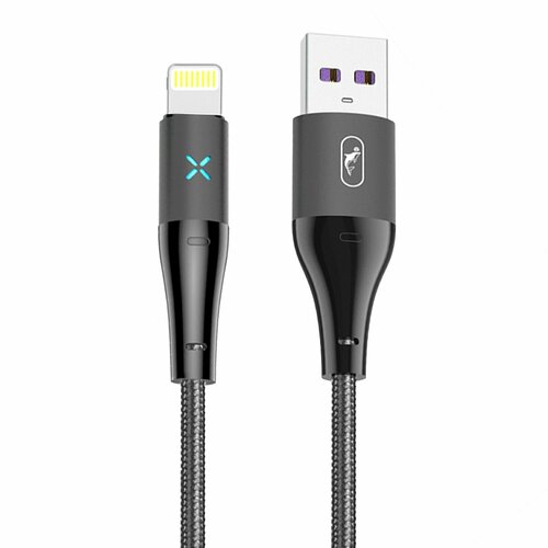 Дата-кабель USB универсальный Lightning SKYDOLPHIN S49L (черный)