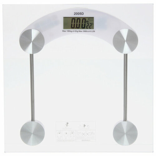Весы напольные электронные «Classic» 30*30*0,5 см (работает от 2хААА)